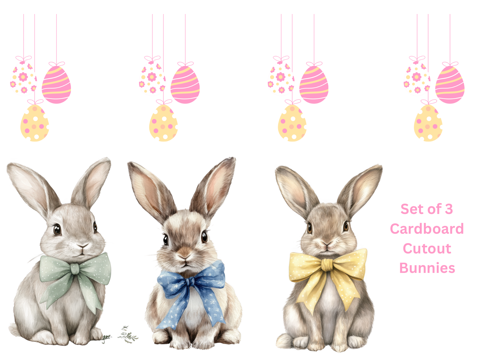 SET OF 3 - Easter Bunnies – My Store